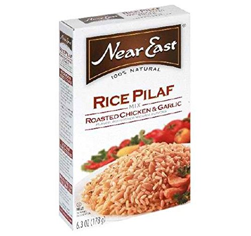 Amazon.com : Near East Roasted Chicken & Garlic Rice Pilaf Mix, 6.3 ...