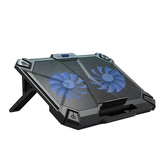 (Refurbished) Cosmic Byte-Comet Laptop Cooling Pad, Dual 140 mm Fans ...