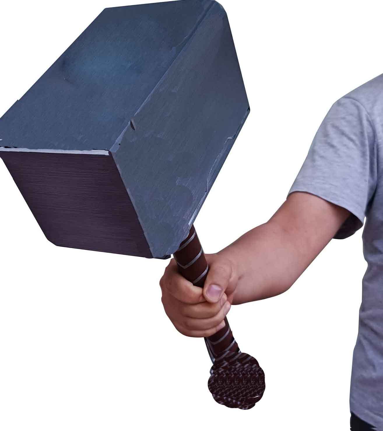 Buy Ging 2018 Norse Mythology Metal Viking Storm God Cosplay Hammer ...