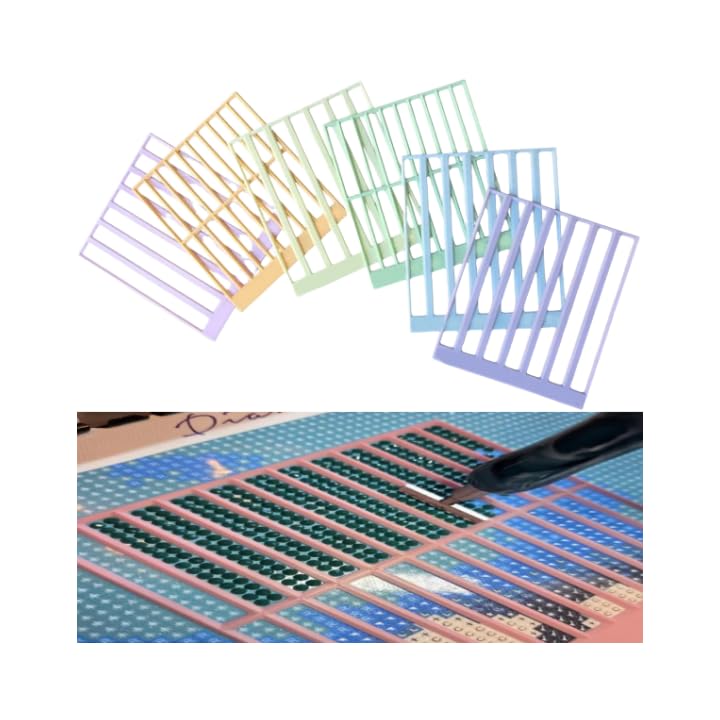 Ruler for Diamond Art, Ruler Diamond Dot Drill Alignment Tool, DIY ...
