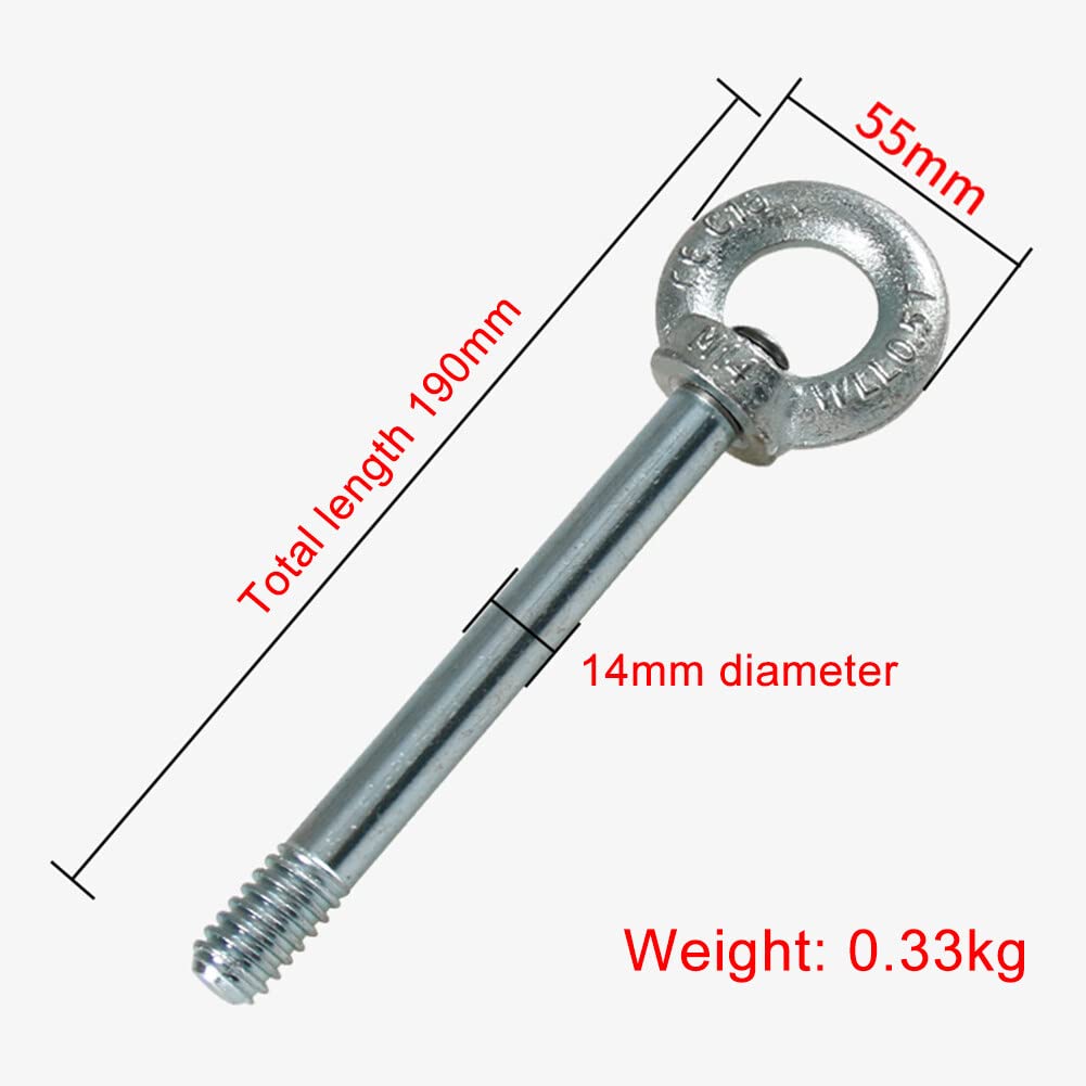 Snapklik.com : Ikasus Car Tow Hook,Motor Tow Eye Diameter 14mm Tow Hook ...
