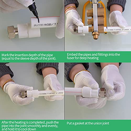 Candeon Plastic Barb Adapter – 5Packs PPR Water Pipe Swivels Adapter ...