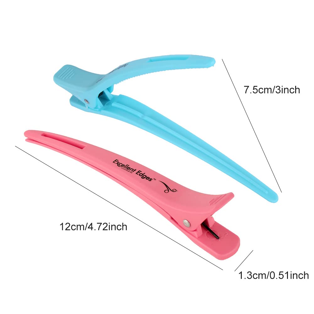 12 Pack Hair Clips for Styling and Sectioning, Professional Salon Hair ...