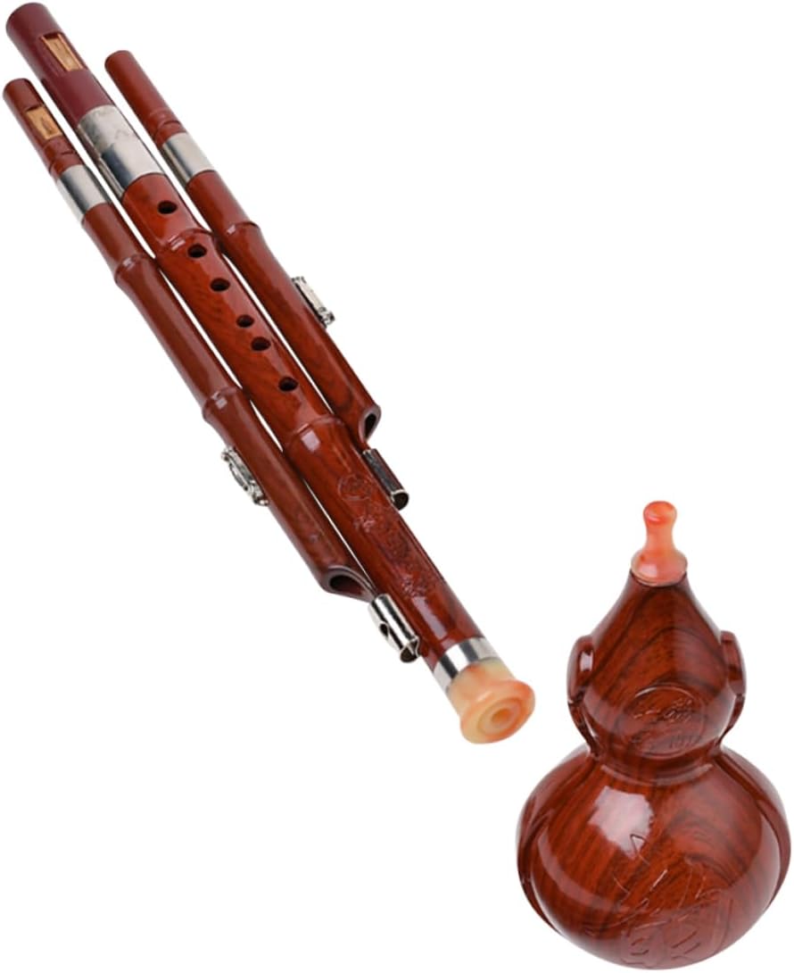 Amazon.com: MUELODSIC Beginner Hulusi Flute Drone for Ethnic Instrument ...