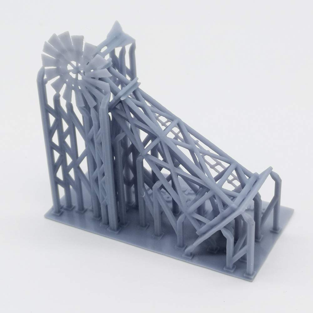 Ho Scale Buildings N Scale Old West Windmill - Detailed 3D Printed ...