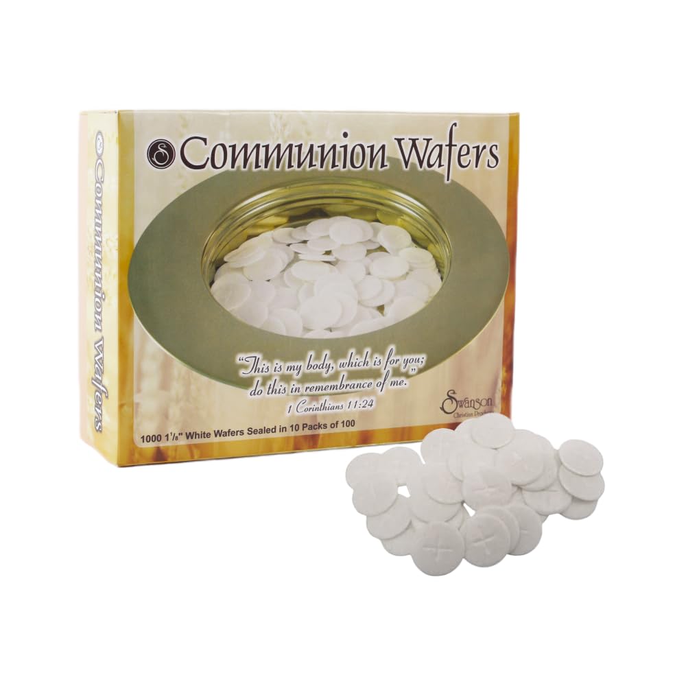Amazon.com: Communion Bread Wafer 1000 Count Communion Church Supplies ...