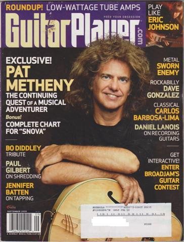 Guitar Player Magazine (September 2008) (Pat Metheny - Bo Diddley ...