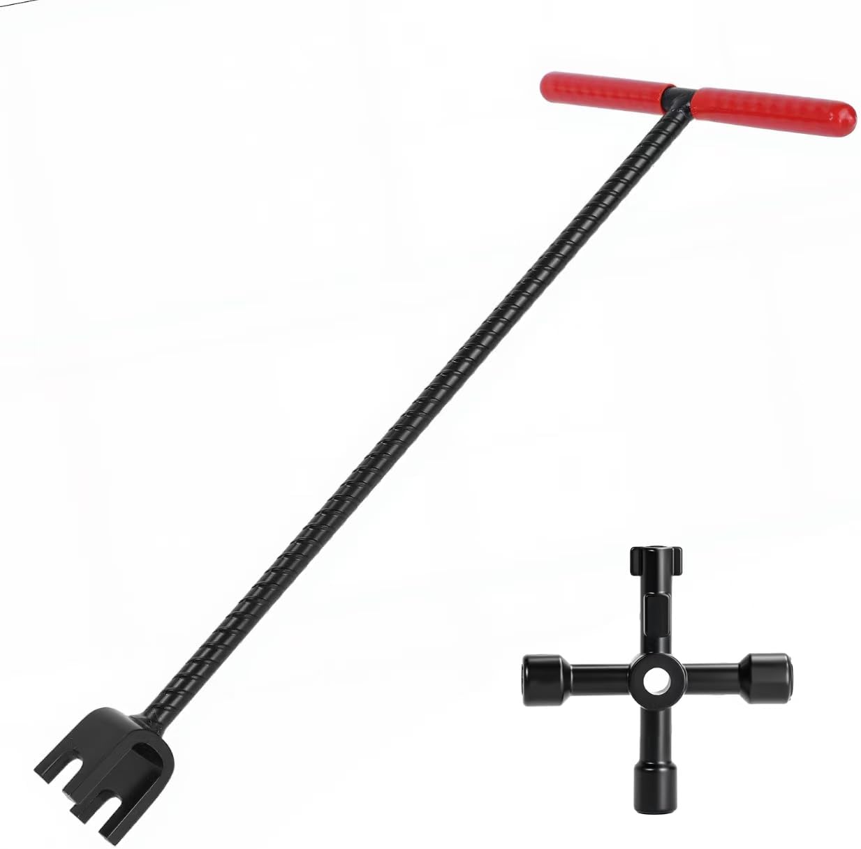 TIBOO DAY 16 Inch Water Meter Key Enforced Steel Water Shut off Tool T ...