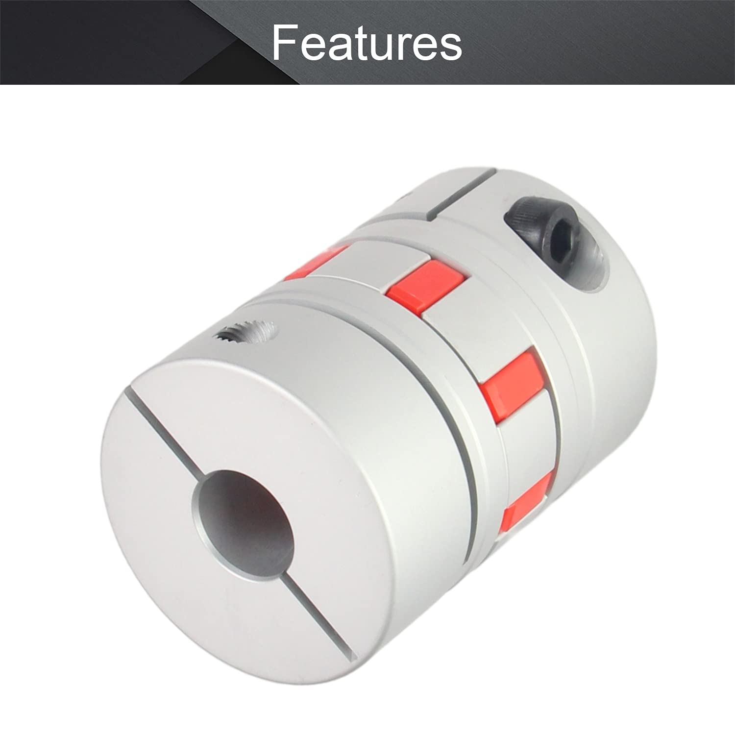Snapklik.com : Shaft Coupling 18mm To 18mm Bore L78x55D Flexible ...
