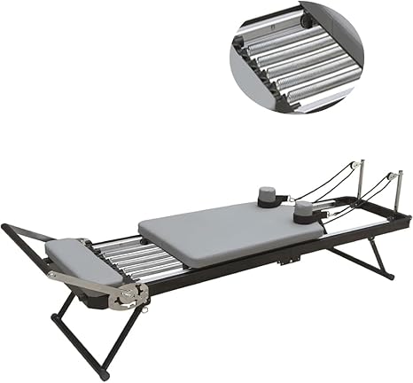 Foldable Pilates Reformer - 5 pilates springs with 5 cords - TuT ...