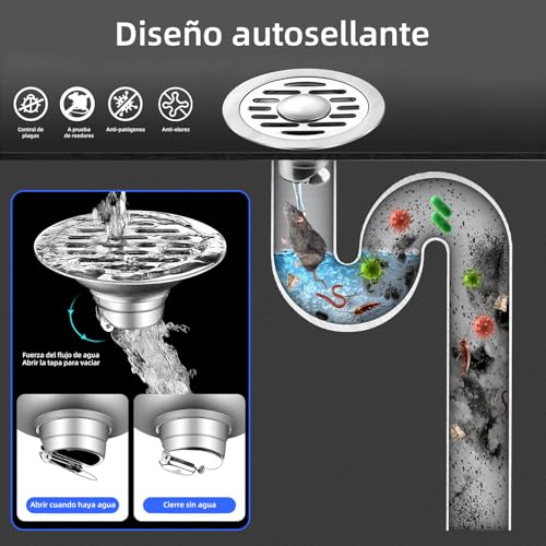 Coladeras Para Baño De Acero Inoxidable - Ferreteria Y Herramientas