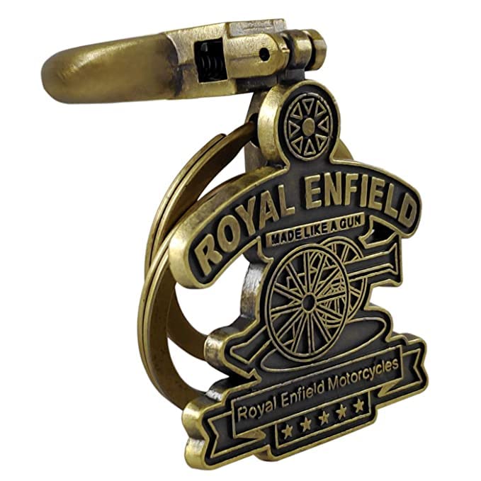 Duomus Imported Metallic Key chain Compatible with Royal Enfield, Men ...