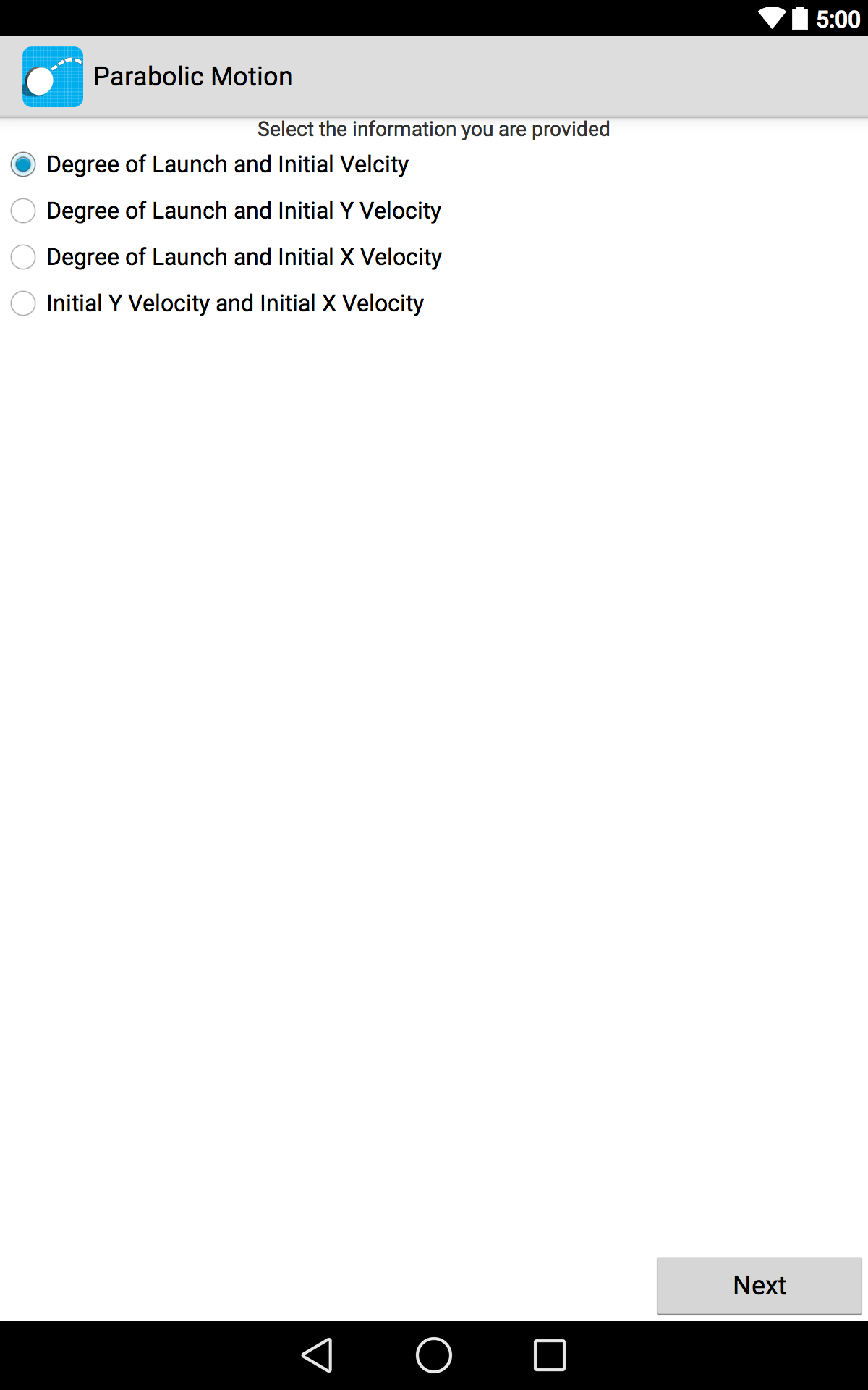 Projectile Motion Calculator - App on Amazon Appstore