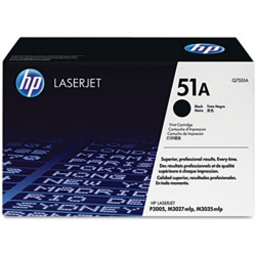 HP 51A Black Original Laserjet Toner Cartridge Q7551A : Amazon.in ...