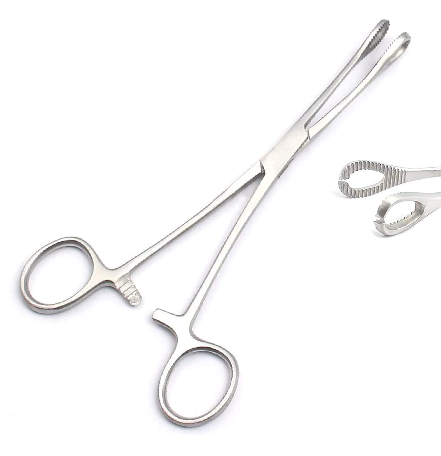 Amazon.com: AAProTools 7.5" Sponge Clamp-Slotted Forceps Body Piercing ...