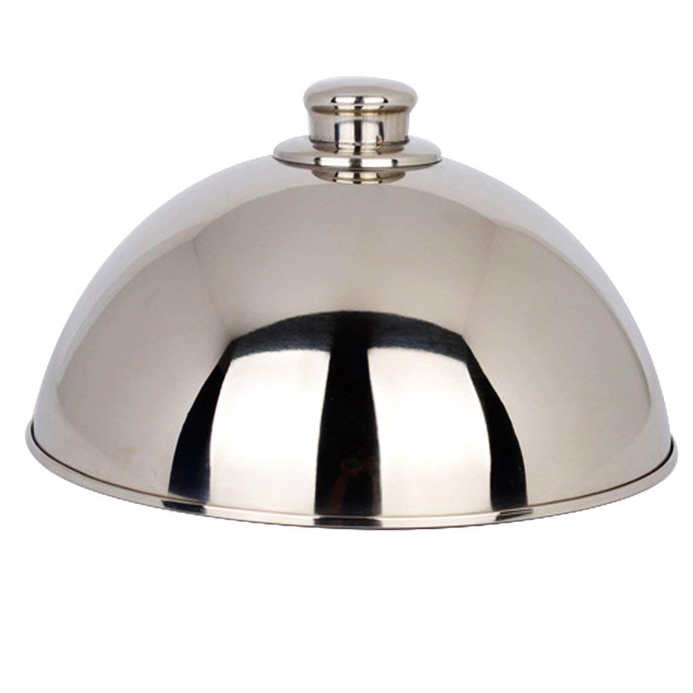 Buy 12" Stainless Steel Cheese Melting Dome and Steaming Cover,Polished ...