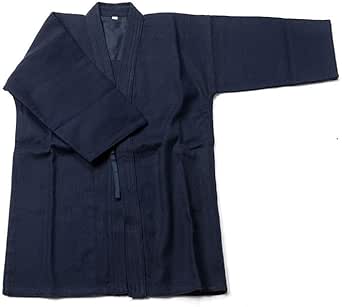 Amazon.com: EKENDOCOM Navy Blue Single Layer Kendo Kendogi - Colour Fixed 100% Cotton All Size ...