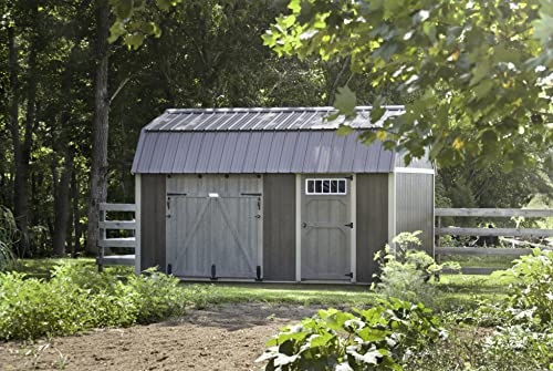 Shed Transom Window 10″ X 23″ White – Stout Sheds
