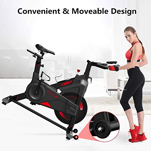 Stationary Bike for Home, Dripex Exercise Bike Indoor with 300LBS ...