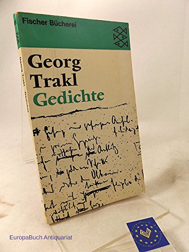 Amazon.com: Gedichte: Trakl, Georg: Books