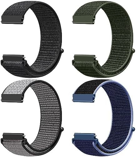 Runostrich Quick Release Nylon Watch Strap 18mm 19mm 20mm 22mm 24mm, Nylon Sport Loop Bands ...