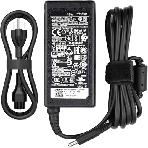 Amazon.com: 45W (4.5 * 3.0 mm Jack 19.5V 2.31A) AC Charger Fit for DELL ...