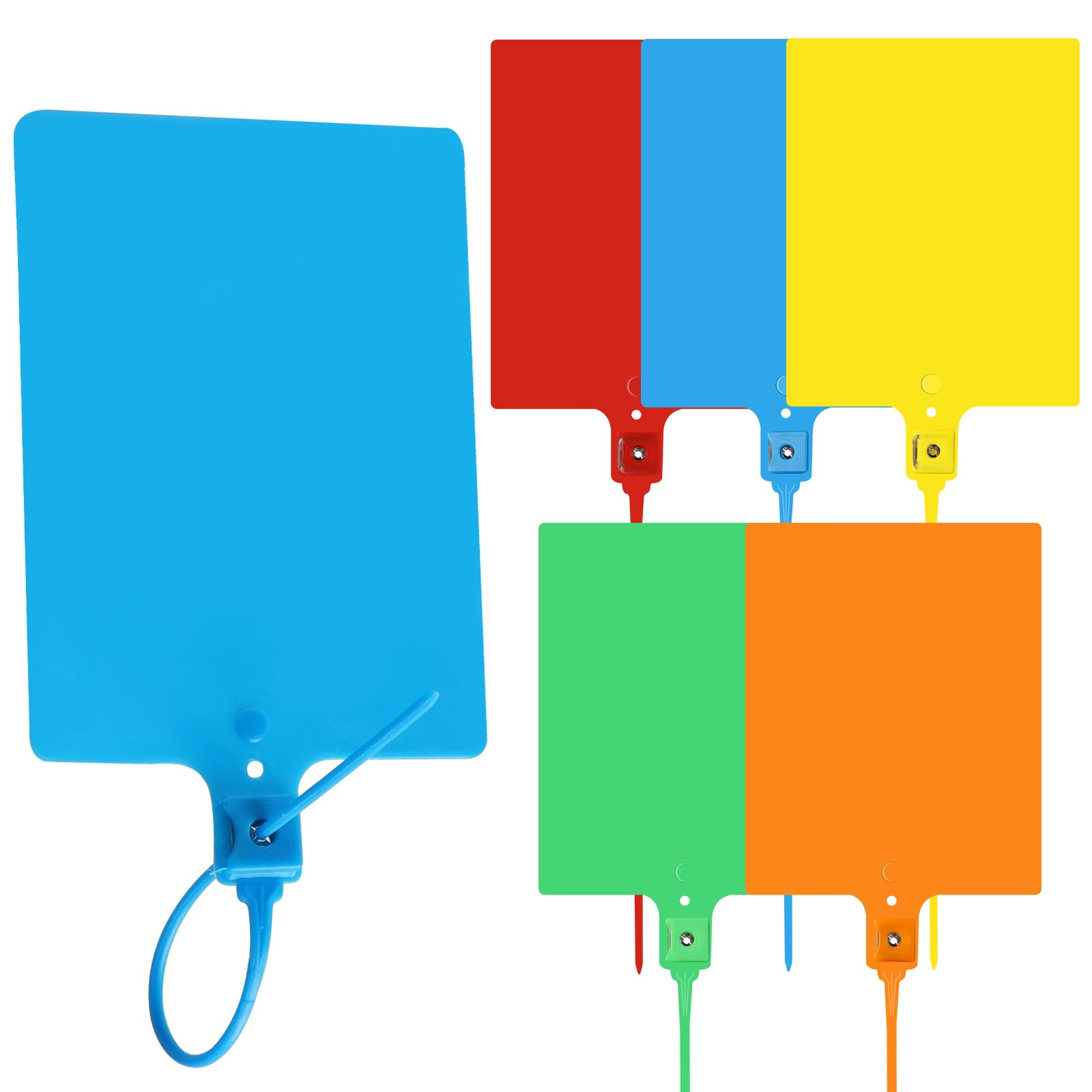 Snapklik.com : SBYURE 100 PCS Plastic Tags Shipping Tags Large ...