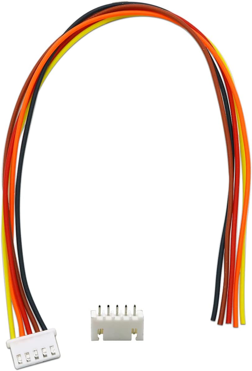 Invento 4pcs - 2 sets 5 pin Male & Female 5 wire JST Connector Cable ...