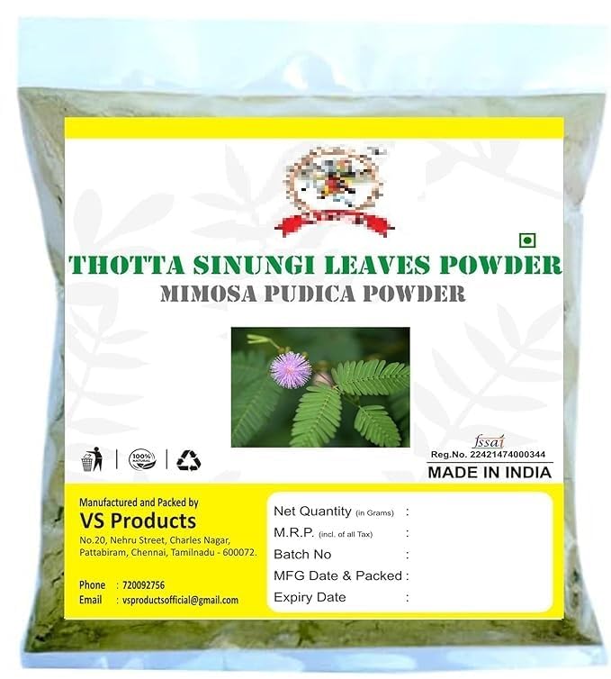 Amazon.com : PUB Thotta Sinungi Leaves Powder, 300g, Mimosa Pudica ...