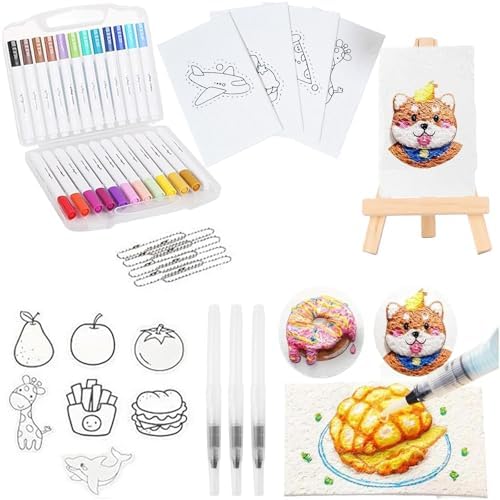 Magic Puffy Paint, 3D Drawing Magic Schwamm Leinwand, Magisches Textur ...