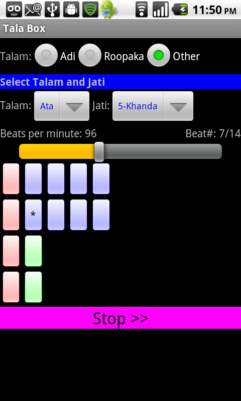 Carnatic Music Tala Box - App on Amazon Appstore