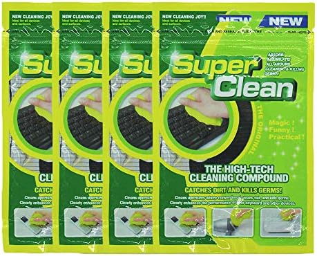 4 Pack Cleaning Gel Universal Dust Cleaner for PC Keyboard Cleaning Car ...