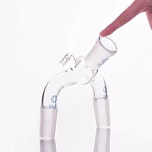 Amazon.com: SYLALE Laboratory Distillation Vacuum Binary Receiver Tube ...