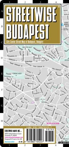 By Streetwise Maps Streetwise Budapest Map - Laminated City Center ...