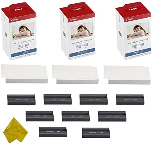 Canon RP54 Ink and Paper Pack, Postcard Size 6x4in (148x100mm ...