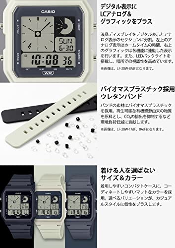 Casio Standard Watch, Digital × LCD analog / black, CASIO STANDARD ...
