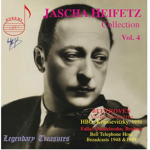 Play Jascha Heifetz Collection, Vol. 4 (Live) by Jascha Heifetz on ...