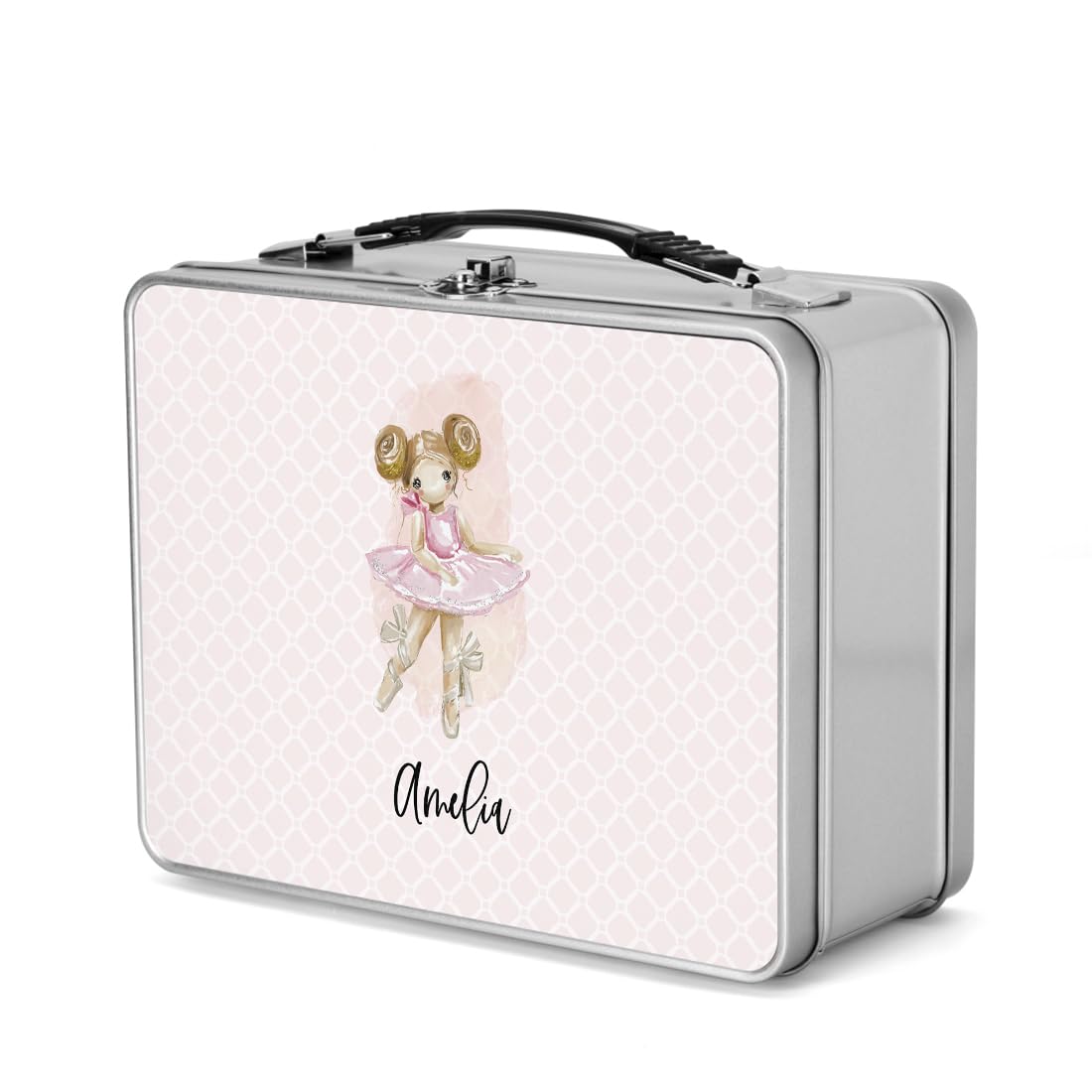 Amazon.com: Andaz Press Personalized Stainless Steel Lunch Box Kids, 8. ...