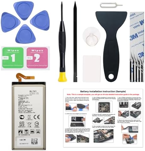 Amazon.com: MAXSHARKS New Upgraded Battery for LG G8 ThinQ, BL-T41 ...