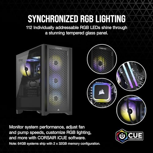 Corsair Vengeance i7400 Series Gaming PC - Liquid Cooled Intel Core i9 ...
