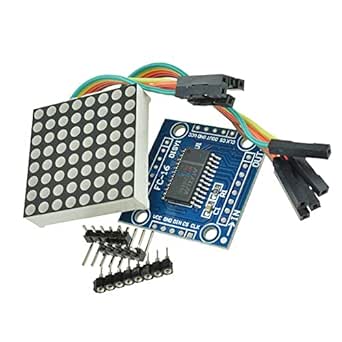 Amazon.com: MAX7219 MAX7219EWG Dot Matrix Module MCU Control Display ...