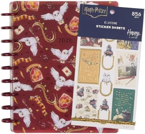 Amazon.com : Happy Planner Harry Potter Disc-Bound 12 Month Planner ...
