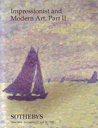 Impressionist and Modern Art, Part II: Sotheby's, Illustrated ...