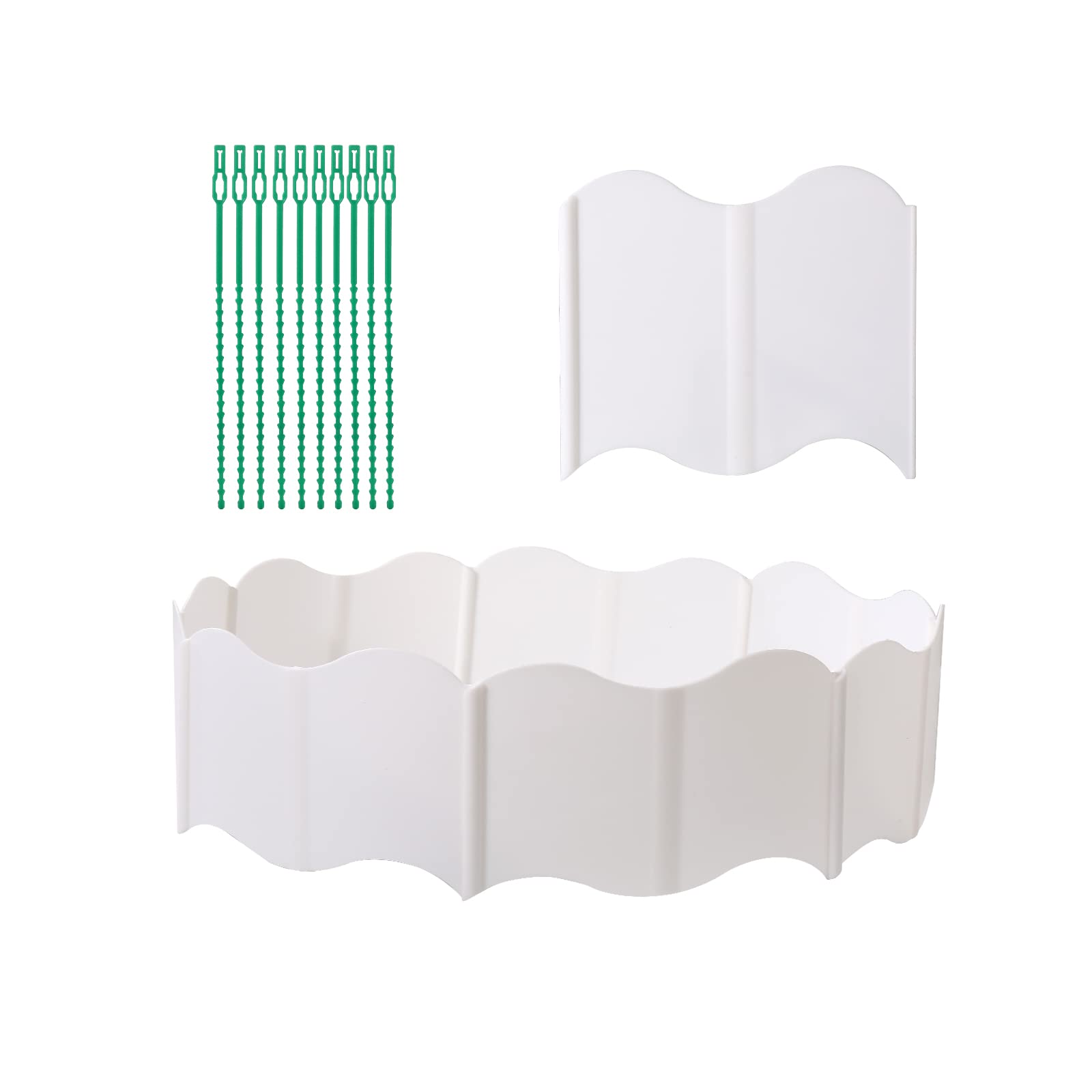 20pcs Garden Edging Border Garden Landscape Edging Borders Plastic ...