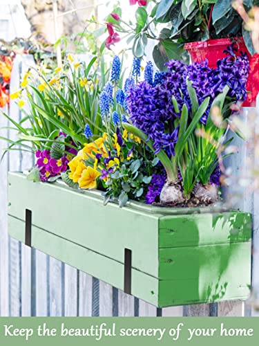 ANPHSIN 6 Pack Adjustable Window Planter Box Brackets, Flower Window ...