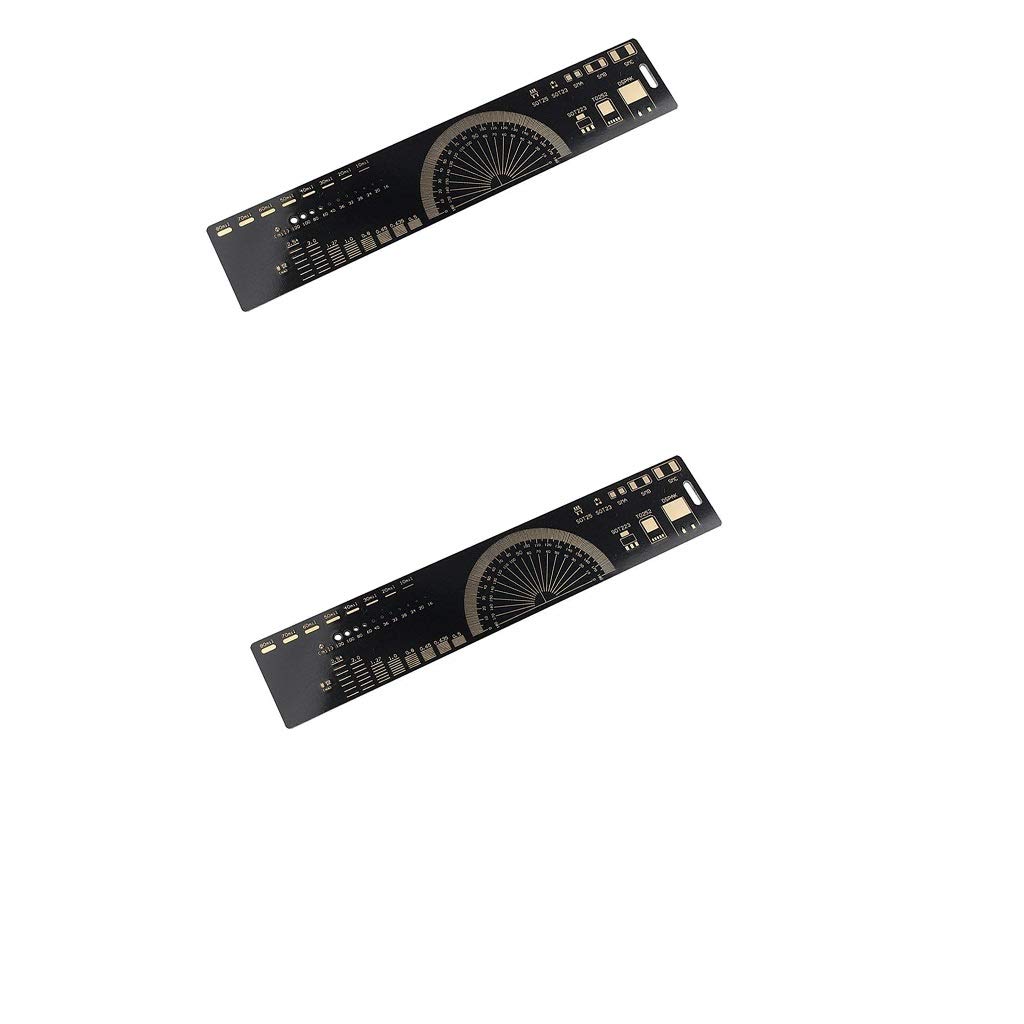 Buy DollaTek 2PCS 20CM (7.8 inch) PCB Ruler PCB Engineering RulerPCB ...