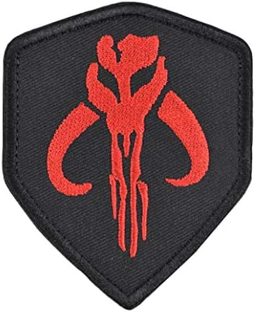 Amazon.com: Black Morale Patch Bounty Hunter Shield Tactical Military ...