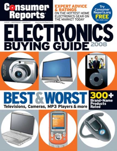 Electronics Buying Guide 2008: Consumer Reports: 9781933524108: Books ...