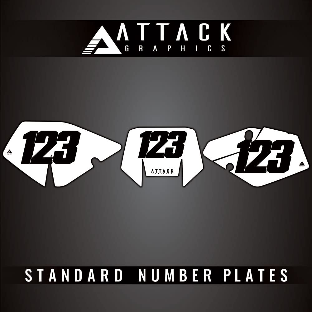 Attack Graphics Number Plate Backgrounds For Suzuki DR-Z 400 2001 | eBay