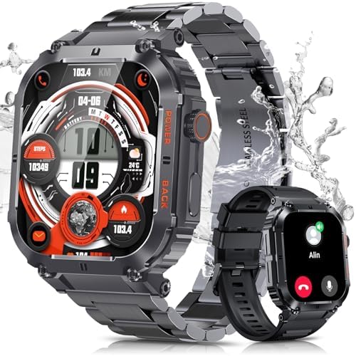 Amazon.com: K57 Pro Smart Watch, Bluetooth Dial Answer Call Waterproof ...